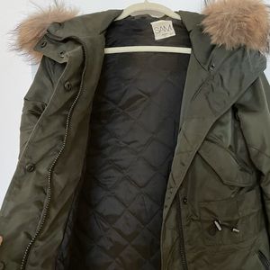 SAM. | Jackets & Coats | Sam Hudson Special Edition Xl Fur Quilted ...